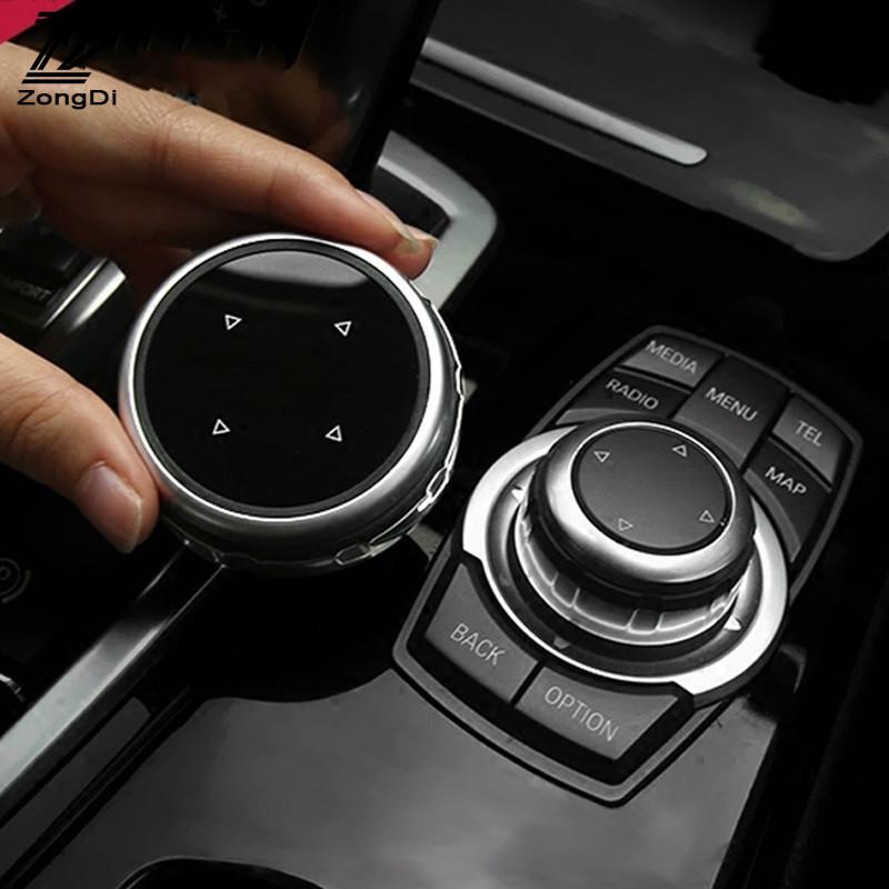 Car Multimedia Buttons Cover iDrive Stickers for BMW E90 E91 E92 E93 ...
