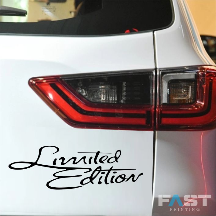 Cool CAR STICKER LIMITED EDITION STICKER l CUTTING STICKER | Shopee ...