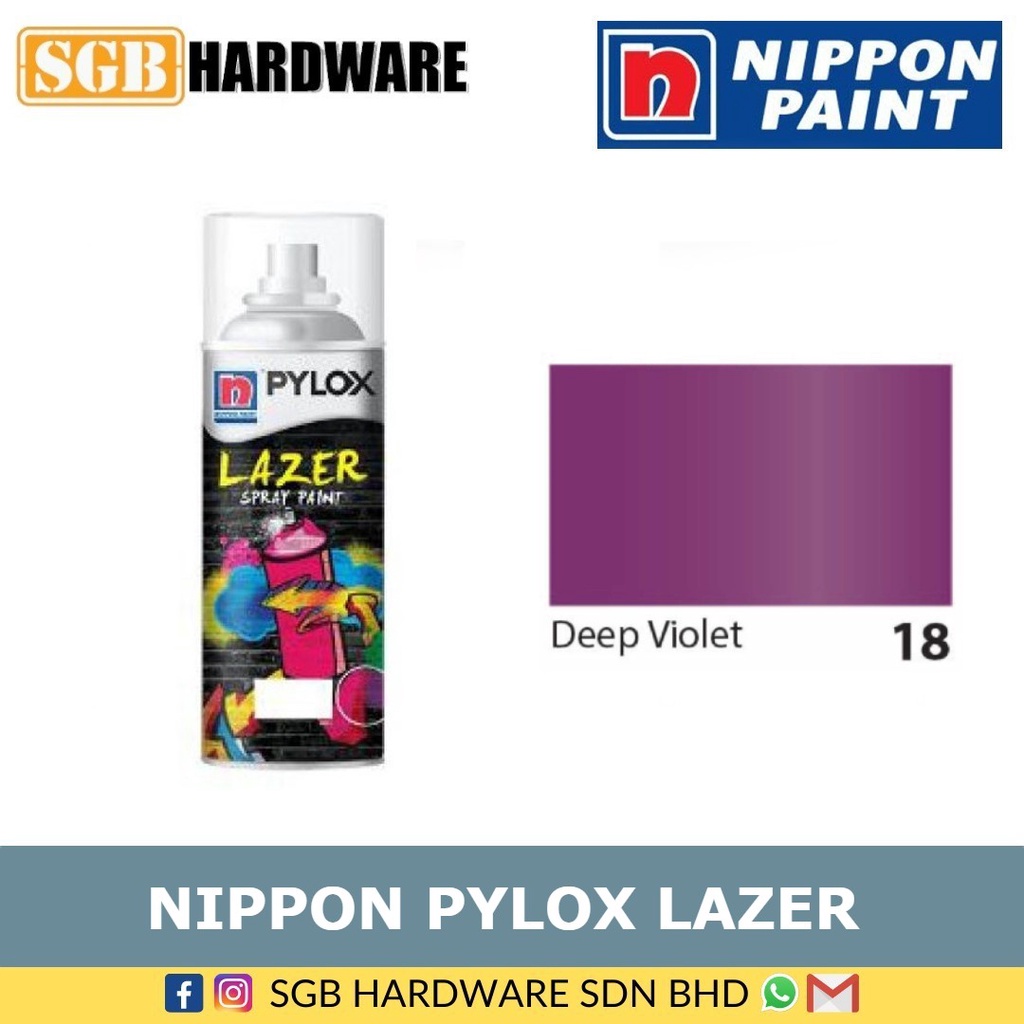 Nippon Pylox Lazer Spray Paint 400cc * | Shopee Malaysia