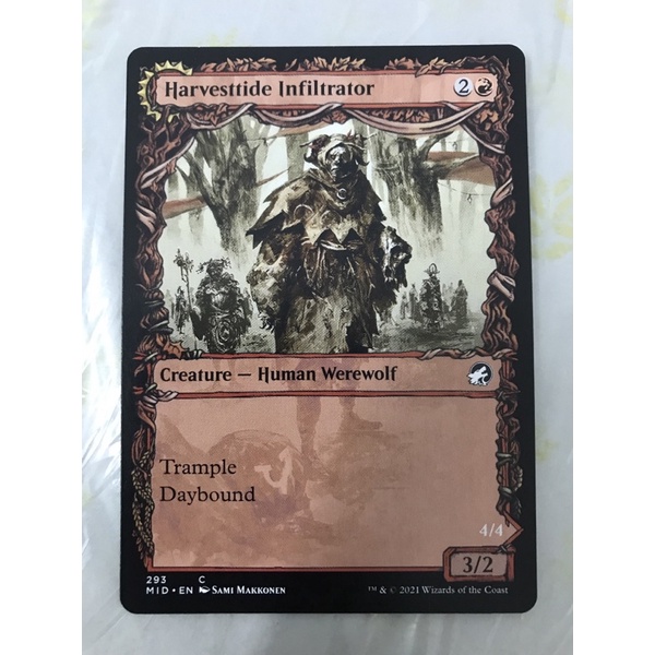 Magic The Gathering Harvesttide Infiltrator (Showcase) | Shopee Malaysia