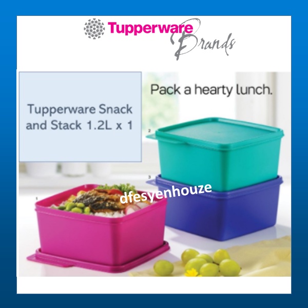 Tupperware Snack & Stack 1.2L x 1pc | Shopee Malaysia