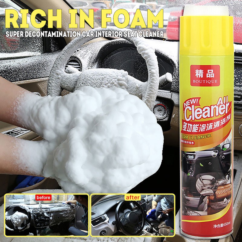 🍀 Car Wash 🍀 Automotive interior cleaner Powerful decontamination cleaning multi-function foam ...
