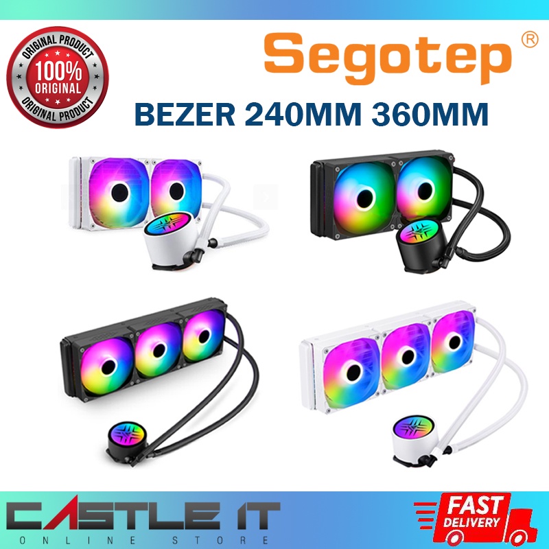 Segotep BEZER / BEICED AIO Water Cooling Cooler Liquid System Radiator ...