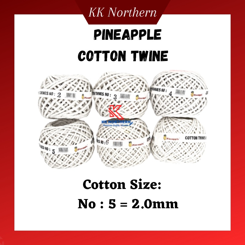 Pineapple Cotton Twine Cord Parcel String Tali Guni Jut Hemp Rope ...