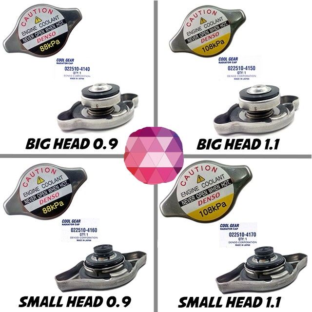 RADIATOR CAP COOL GEAR R124, R148, R125, R126(0.9&1.1)for Proton Saga ...