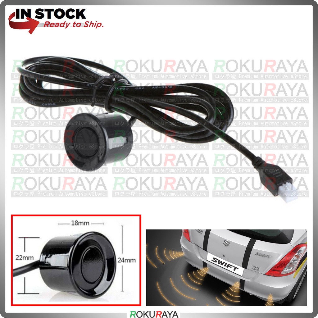 New 22.5mm Parking Sensor Car Reverse Back Up Ultrasonic Radar | Shopee ...