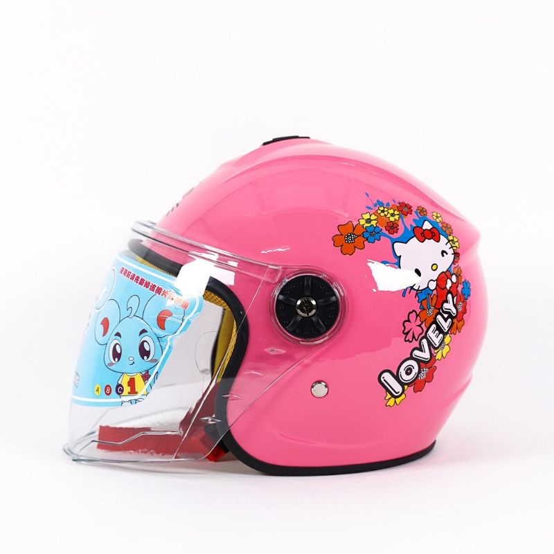 Helmet Budak Keselamatan Motor Helmet Kanak Kanak Motorcycle Safety ...