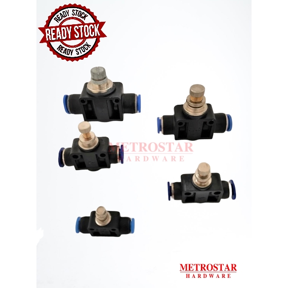 One Touch Fittings Pneumatic Speed Control (FLAT) | Shopee Malaysia
