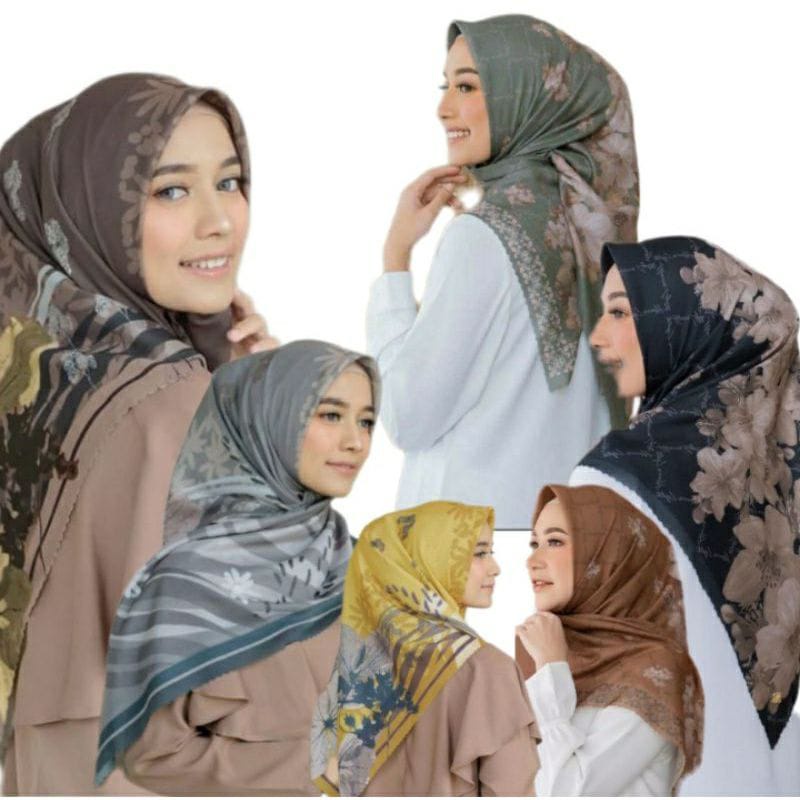 Denay RECTANGULAR hijab printing Motif / Rectangular hijab with denai ...