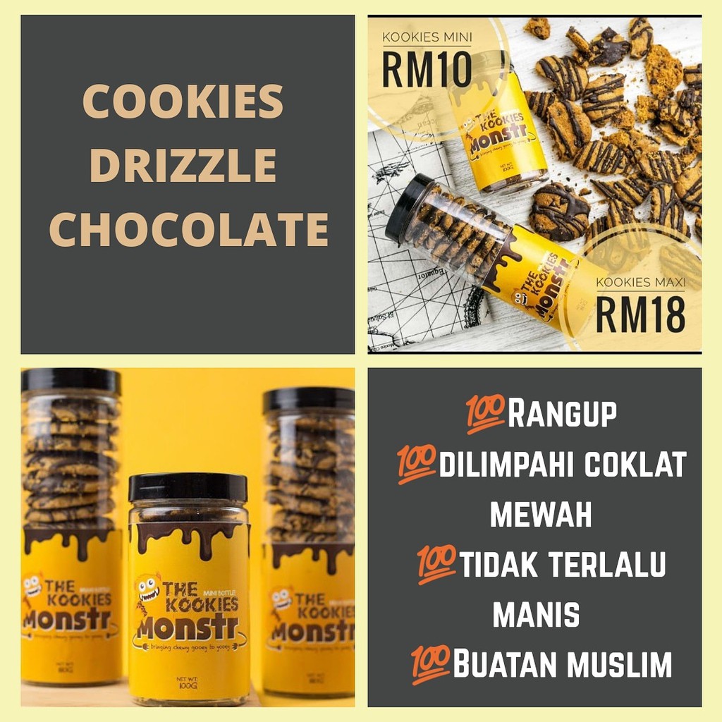 [READY STOCK] Gempak biskut ala famous amous RM10! Biskut coklat chip ...