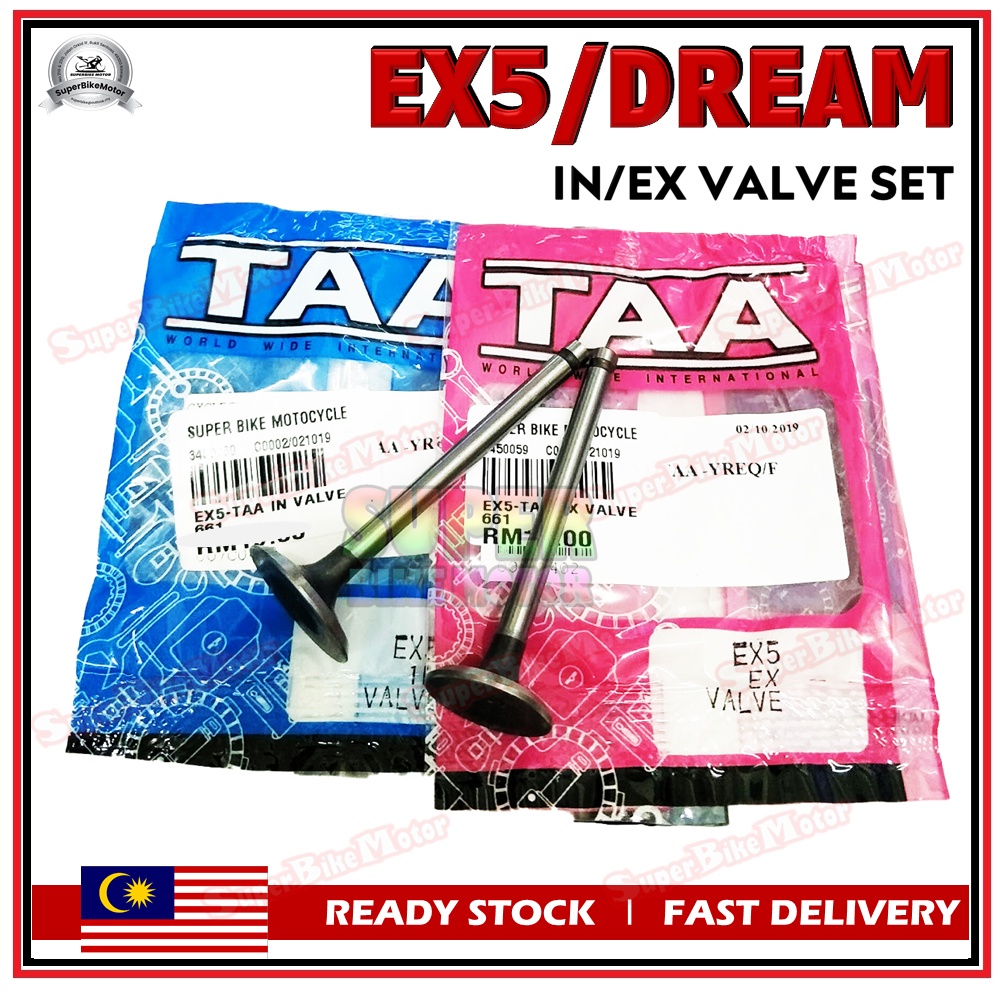 HONDA EX5 / EX5 DREAM - IN / EX Valve Set / Intake Valve / Exhaust ...