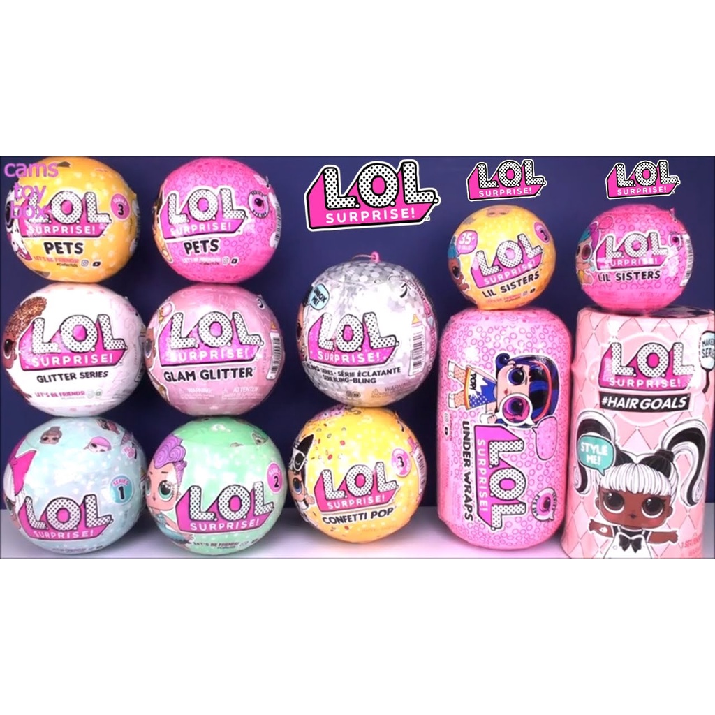 LOL Surprise Ball Set - 1 Pcs / 3 Pcs / 6 Pcs | Shopee Malaysia