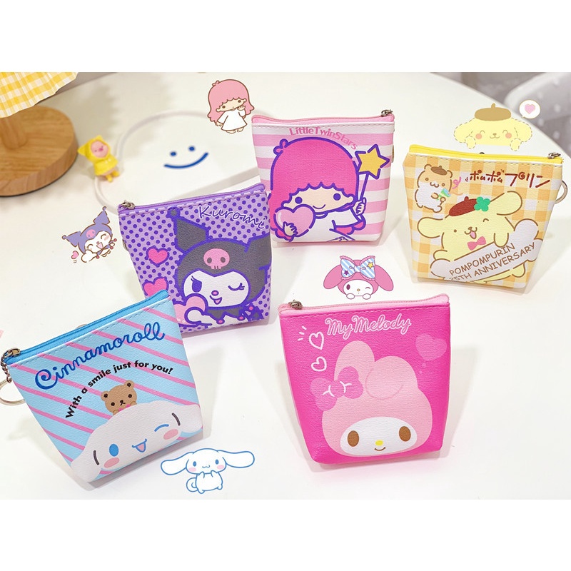 Hello kitty My Melody Anpanman Twin Star Doraemon Coin Wallet - Sanrio ...