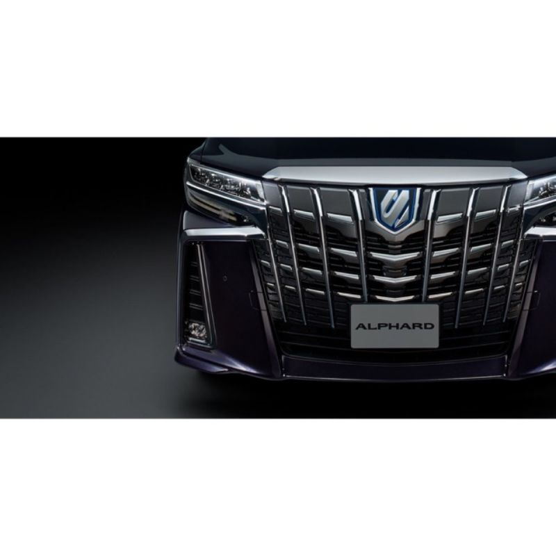Toyota Alphard 2015 Convert to 2018 Front Bumper with Headlamp DayLight ...