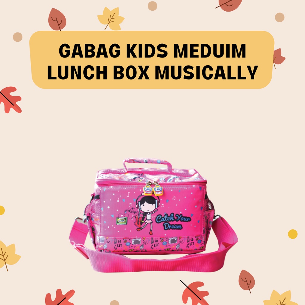 GABAG KIDS THERMAL LUNCH BOX - MUSICALLY PINK | Shopee Malaysia