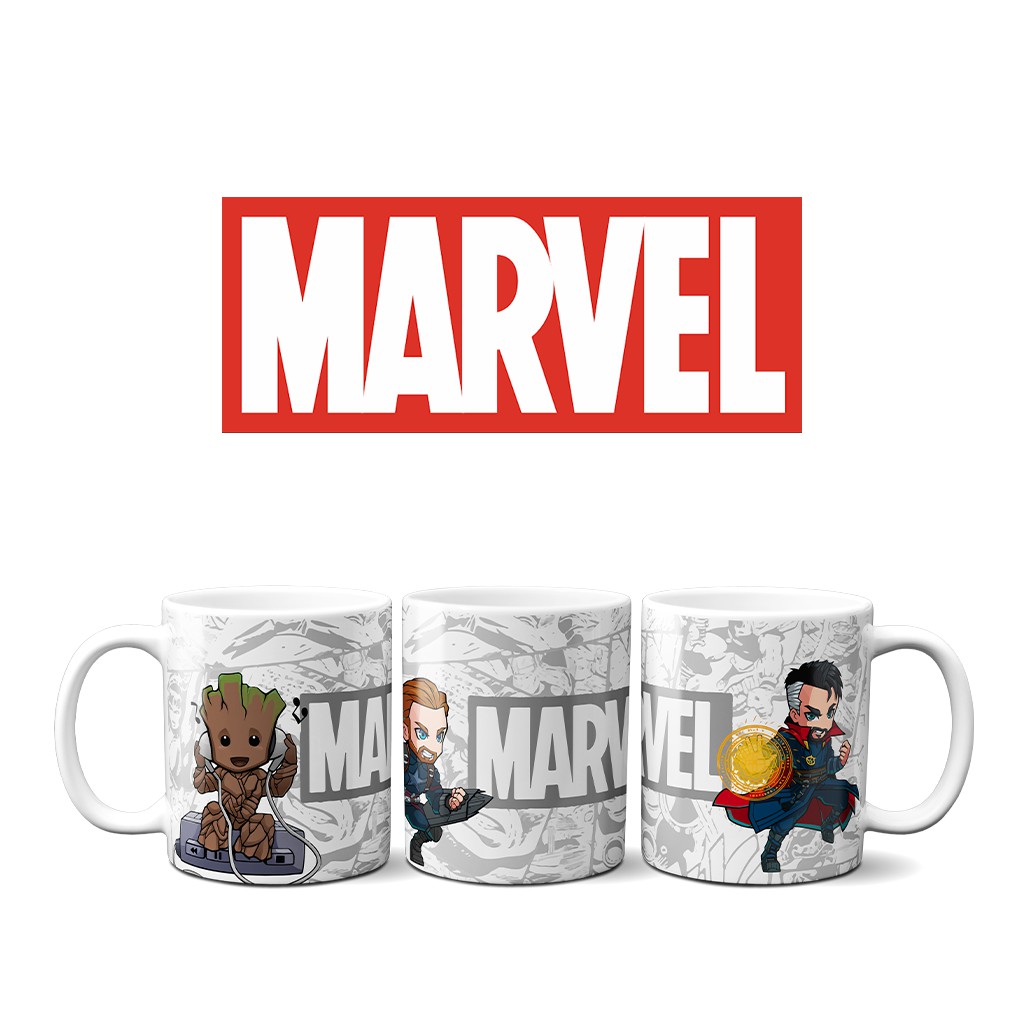 PRNT - Marvel Heroes Design Mug Collection - 11oz Ceramic Mug | Shopee ...