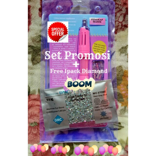 Penekap Manik WARANTTY+FREE Manik Hotfix|Hotfix Applicator | Shopee Malaysia