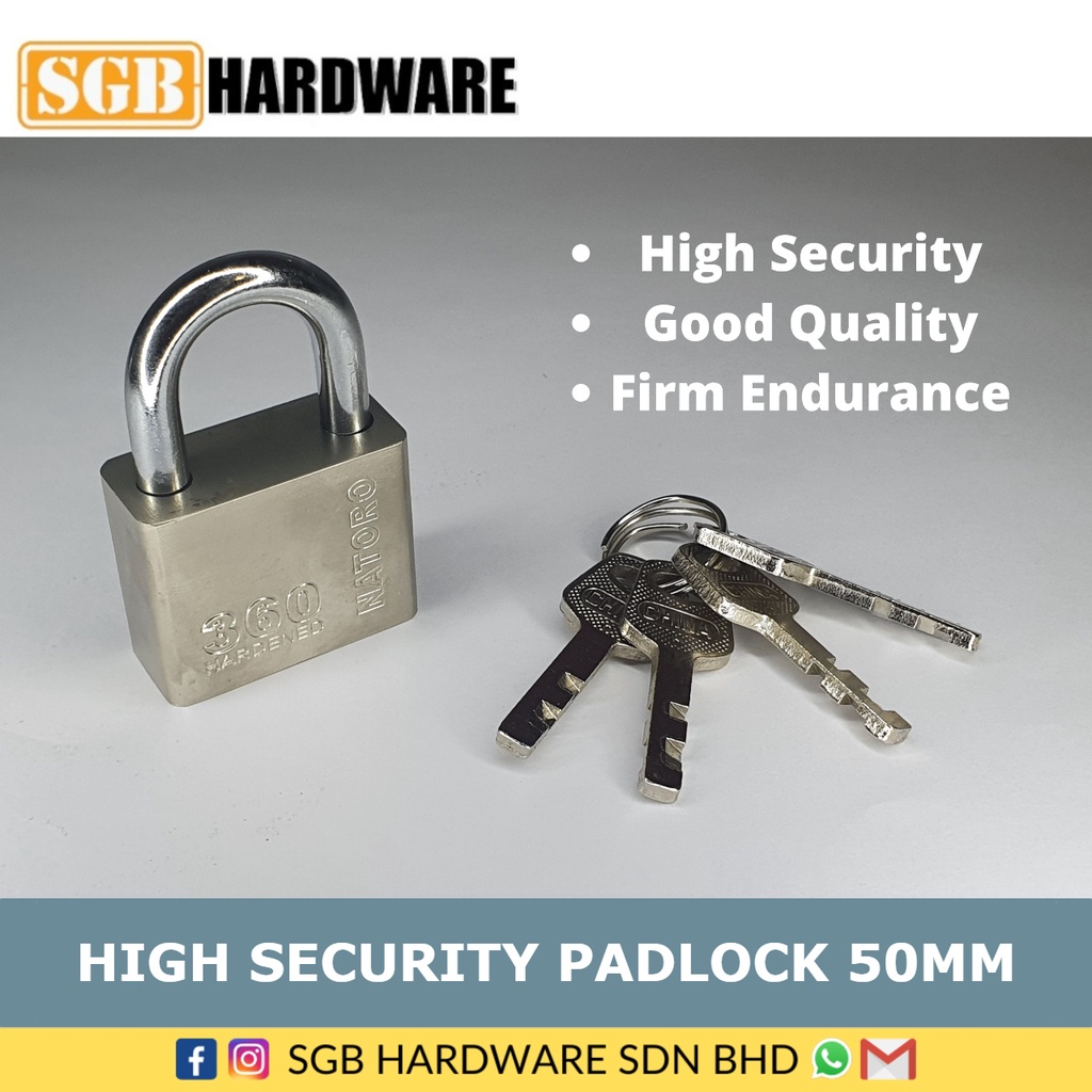 PADLOCK x 1PCS / PADLOCK x 2PCS / PADLOCK x 3PCS / COLEX ZK-501 SAFETY ...
