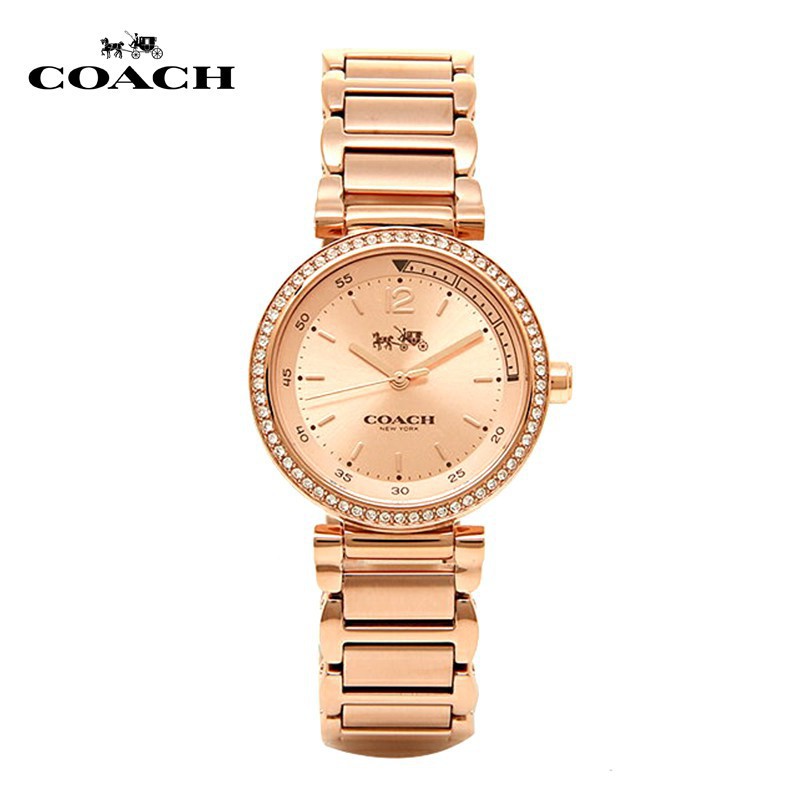 [Authentic] Coach Delancey Rose Gold Ladies Watches | Shopee Malaysia