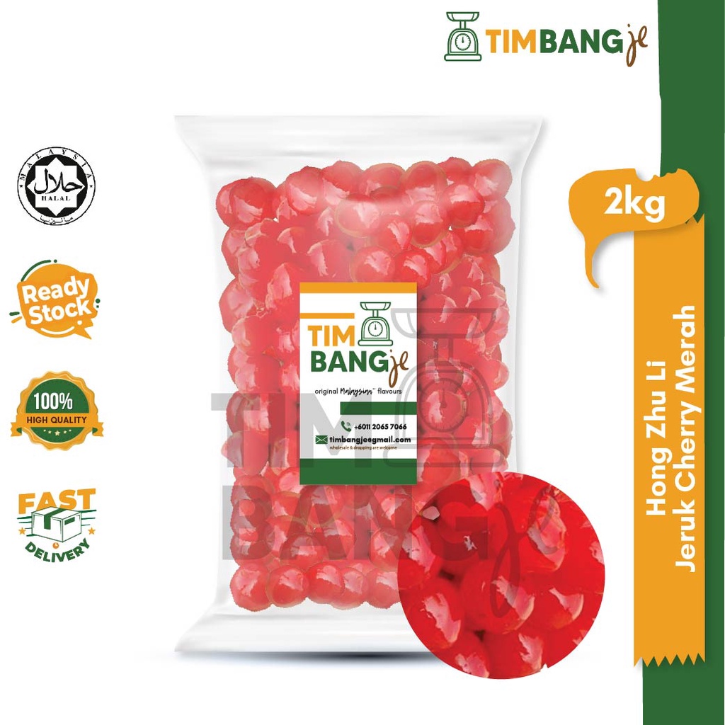 Jeruk Buah Acar Jeruk Ceri Merah Hong Zhu Li Jeruk Ceri Kuning Huang ...