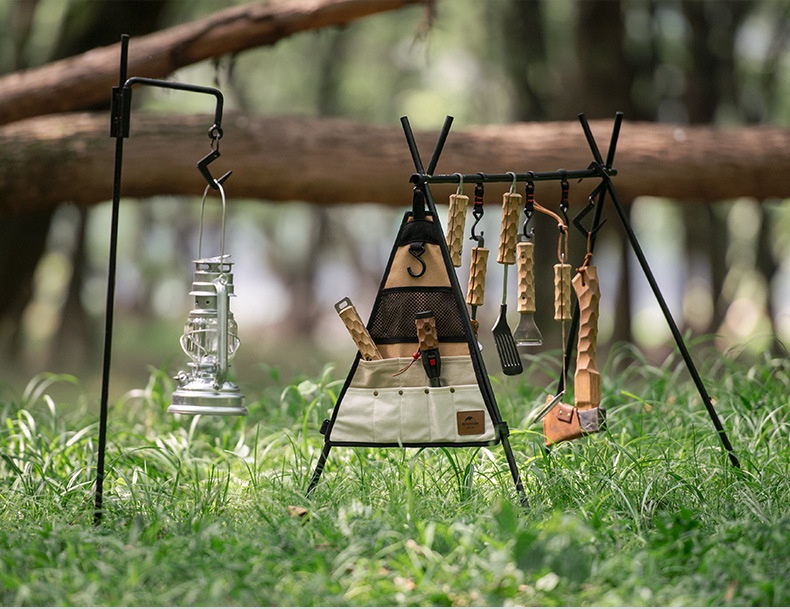Naturehike Triangle Rack Side Bag Hanging Storage Camping Picnic Tripod ...