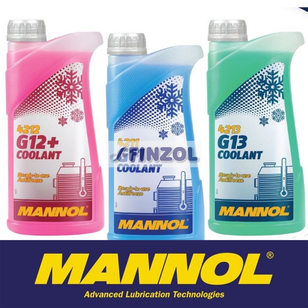 Mannol Coolant Fluid (G11, G12+, G13) Antifreeze Padu | Shopee Malaysia