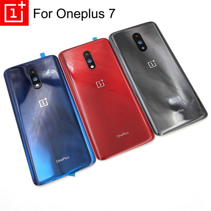 OnePlus 7 Back Glass Battery Cover Door Rear Housing Panel Case Battery ...