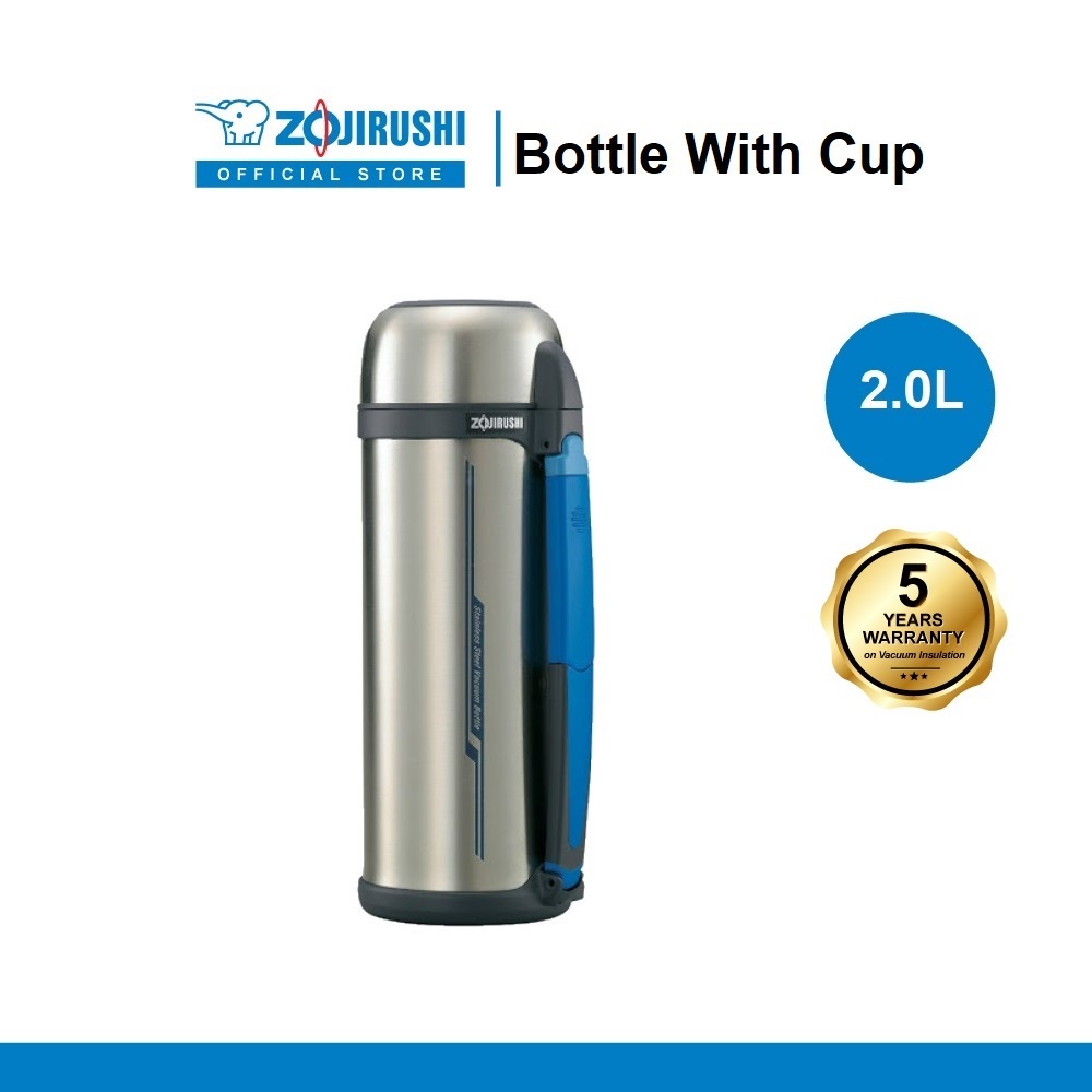 Zojirushi S/S Bottle With Cup (2.0L) SF-CC-20-XA | Shopee Malaysia