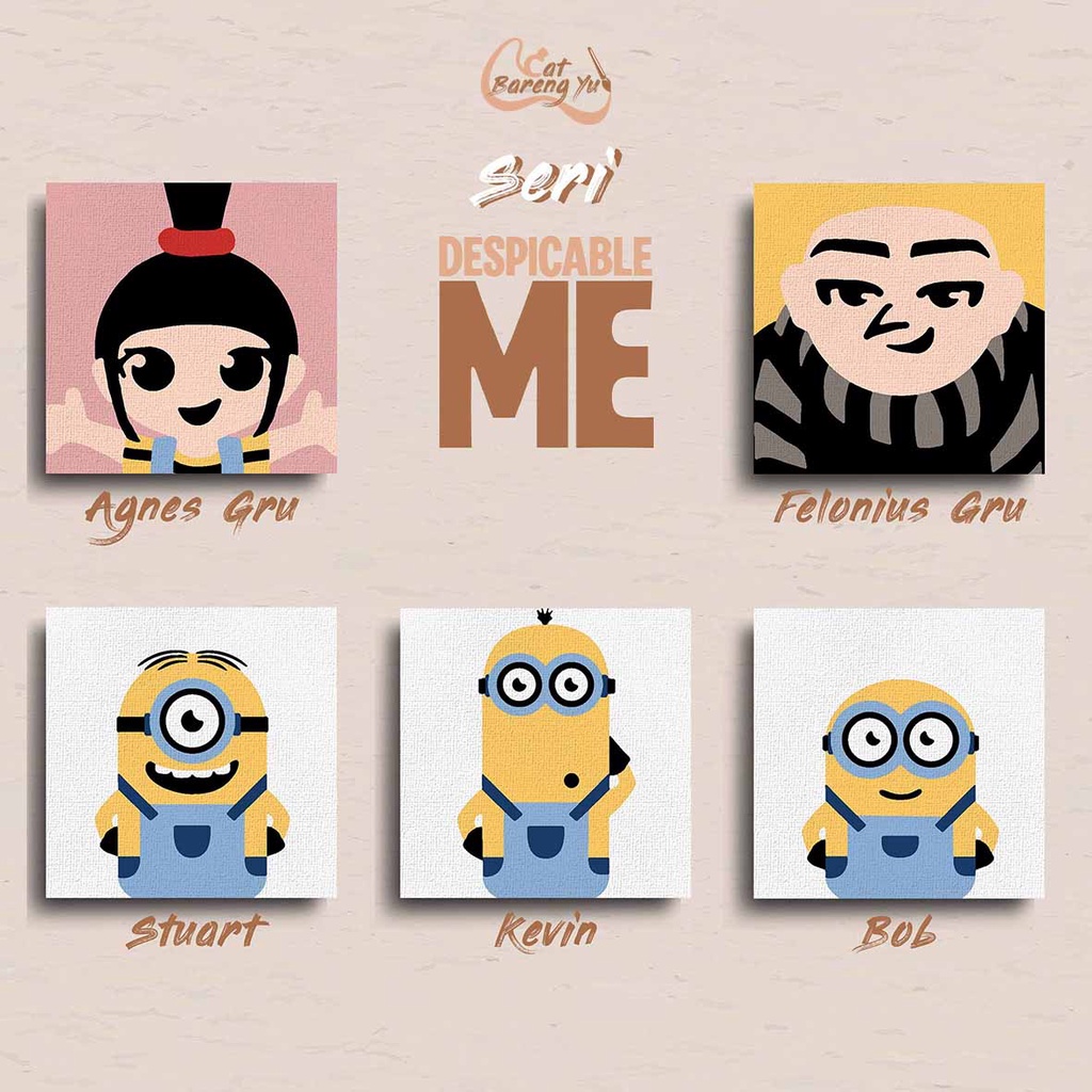 Paint By Numbers Kit For Kids (Children) - Despicable Me Minions Series ...