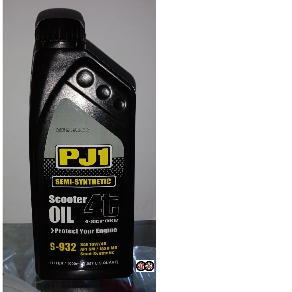PJ1 SEMI SYNTHETIC/ FULLY SYNTHETIC 4T 10W40 ENGINE OIL (Minyak Hitam 10W40 ) | Shopee Malaysia
