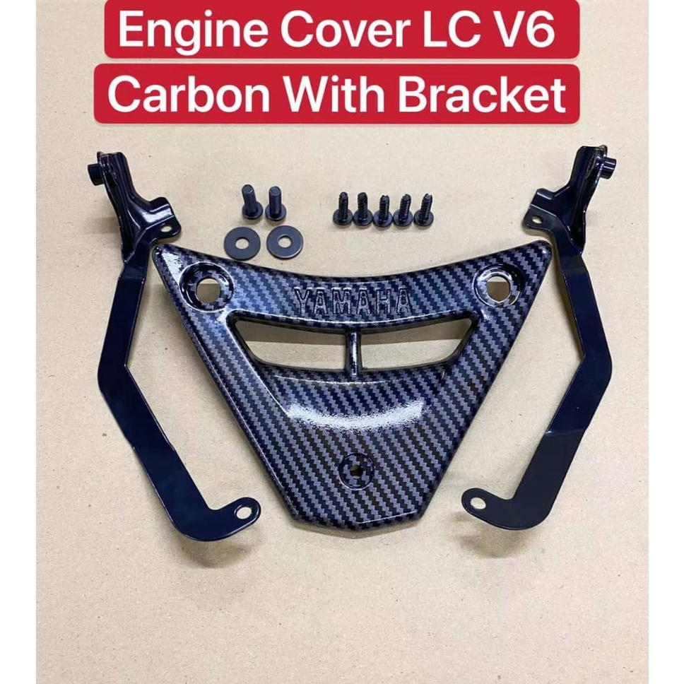 LC 135 V6 Engine Cover Carbon With Brake pnp LC V2 V3 V4 V5 V6 V7 ...