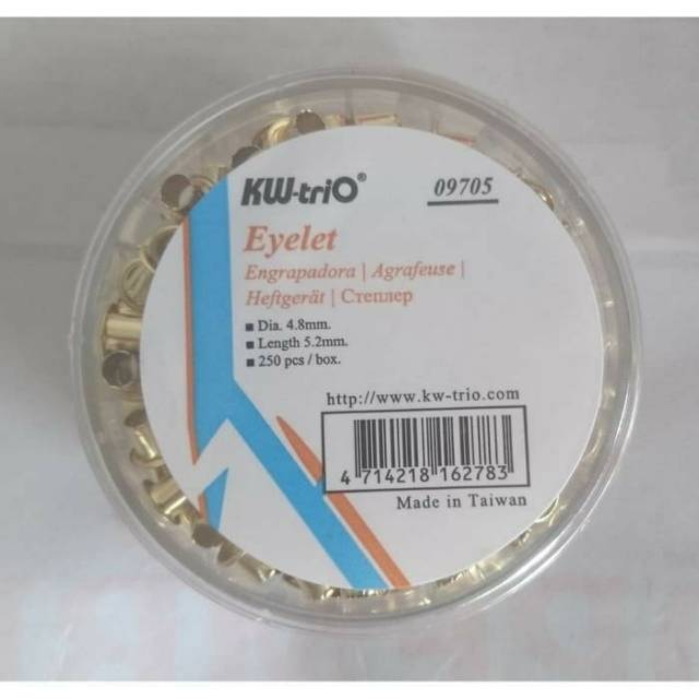 MATA Chicken Eyes / Eyelets Kw-Trio 9705 ( Length 5.5 mm) | Shopee Malaysia