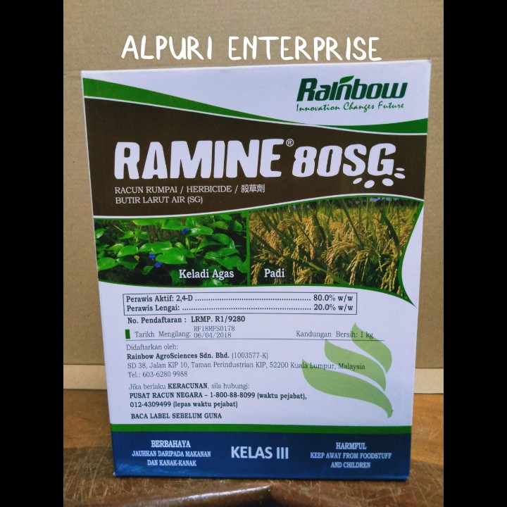 RAMINE 80SG 1KG RACUN RUMPAI RACUN RUMPUT HERBICIDE | Shopee Malaysia