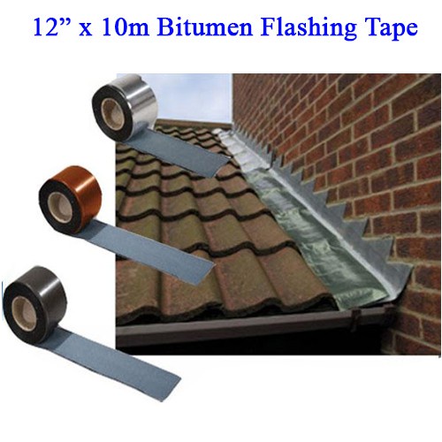 12" X 10M Gam Atap/ Penampal Zinc/bitumen flashing tape Xtraseal (Ready ...