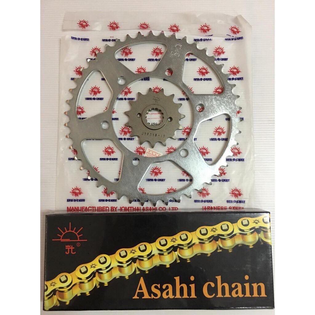 KAWASAKI ER6 ER6N ER6F Versys 650 Xring JOMTHAI SUPERIOR Pro Series Chain Set Sprocket Rantai JT ...