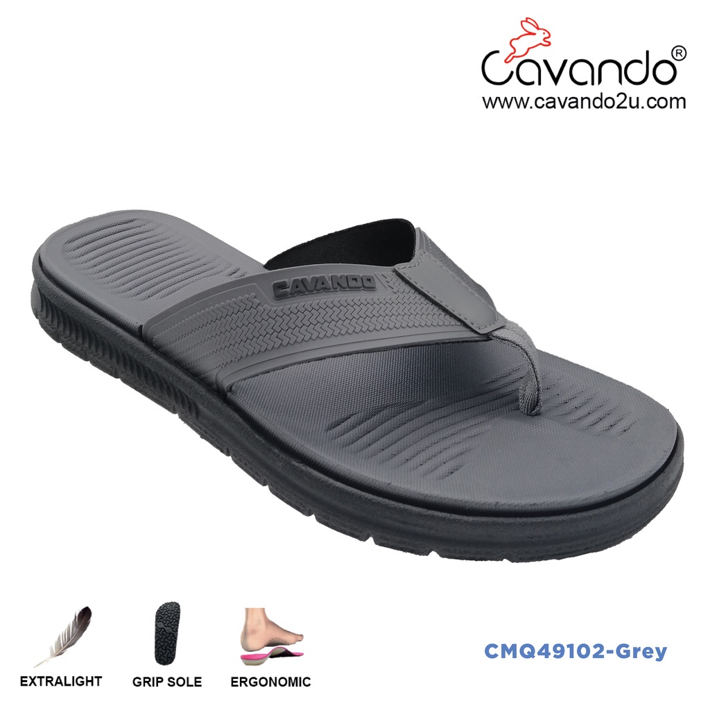 Cavando Men's Sandals Cavando Sandal Lelaki Hitam / Kelabu Men's ...