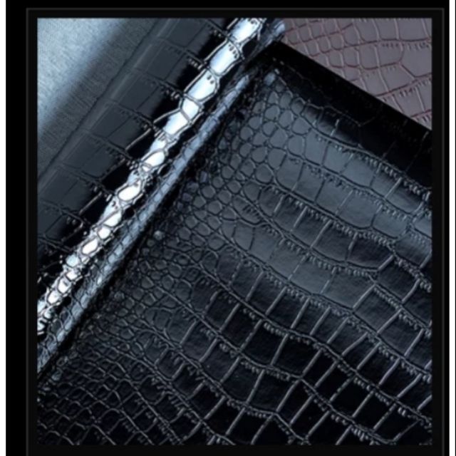 Crocodile Texture PVC Leather Fabric Sheet | Shopee Malaysia