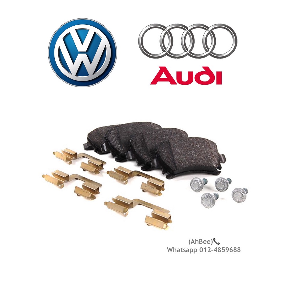 AUDI/ VOLKSWAGEN REAR BRAKE PAD SET ORIGINAL 100% - AUDI A3, A4, A6, TT ...