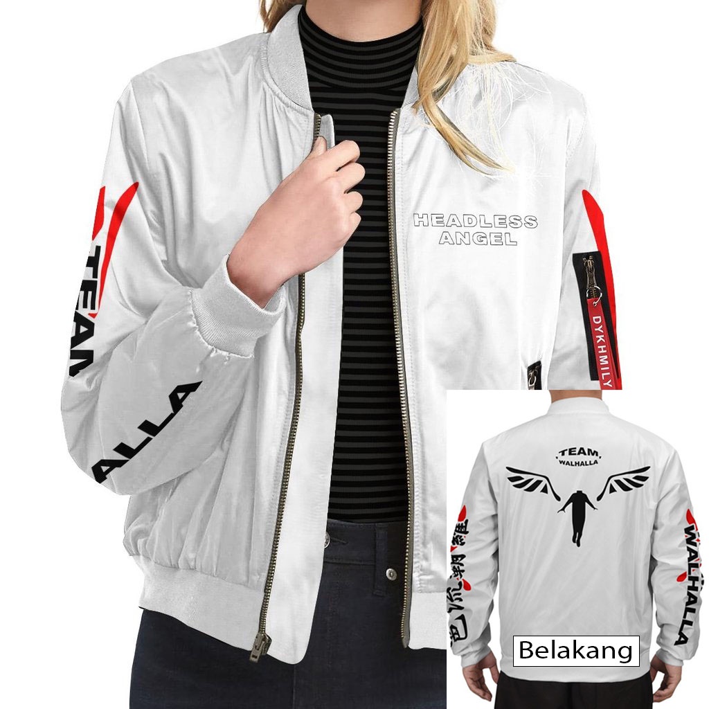 Valhalla Bomber Jacket - Tokyo Revengers Valhalla Mike manjiro Bomber ...