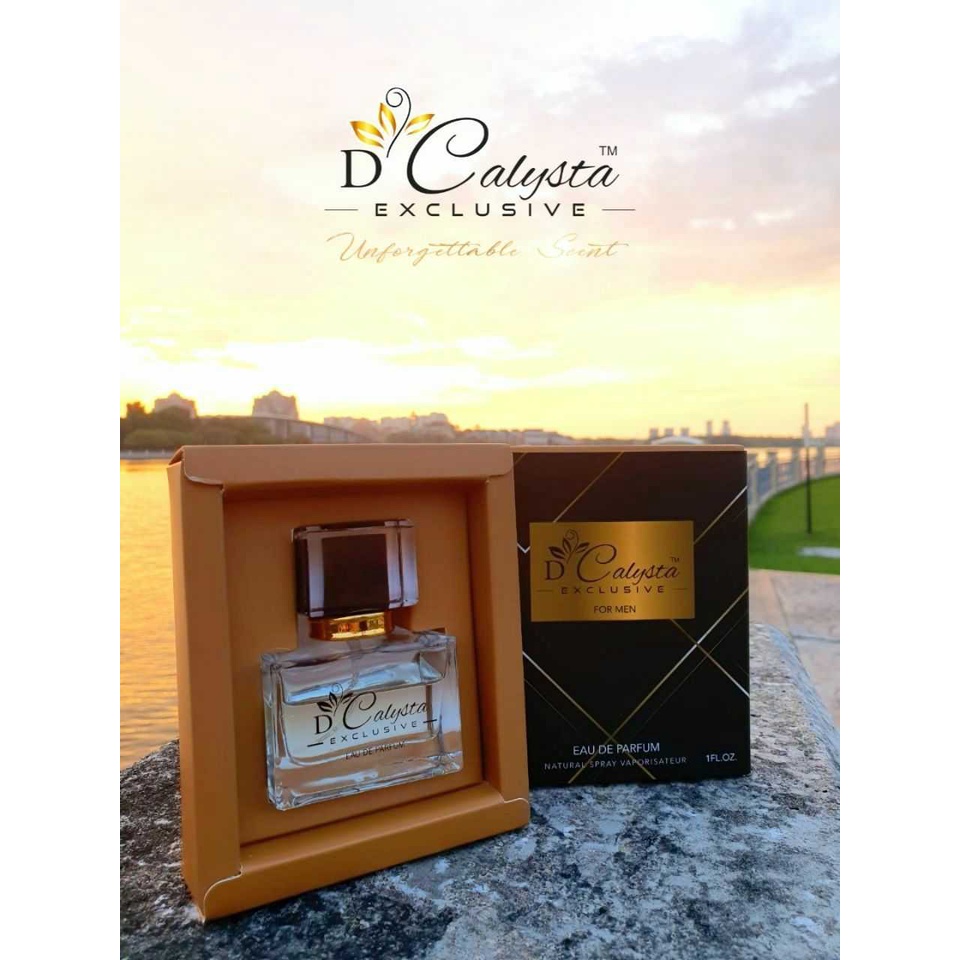 D'CALYSTA Exclusive PERFUME For MEN 30ML | Shopee Malaysia