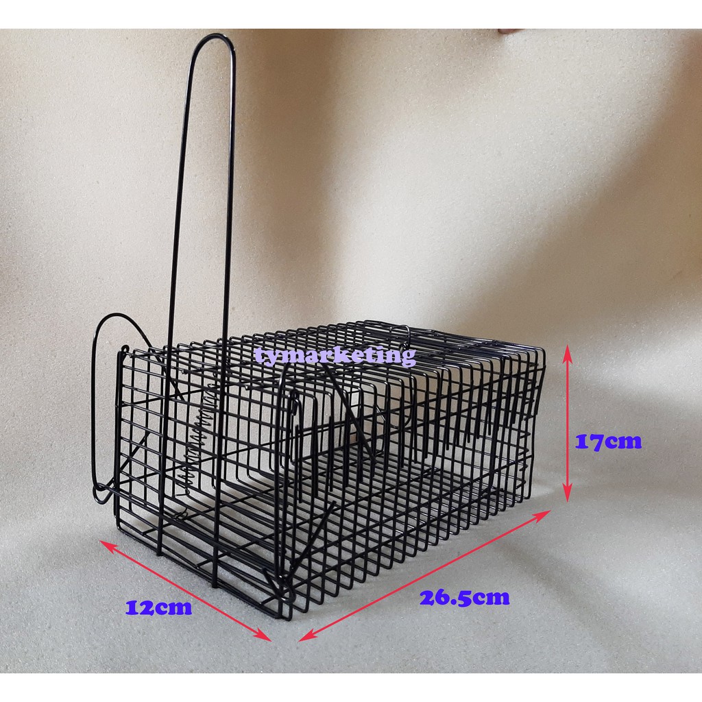Rat Mouse Trap Cage Black / Perangkap Tikus / Sangkar Tikus Hitam ...