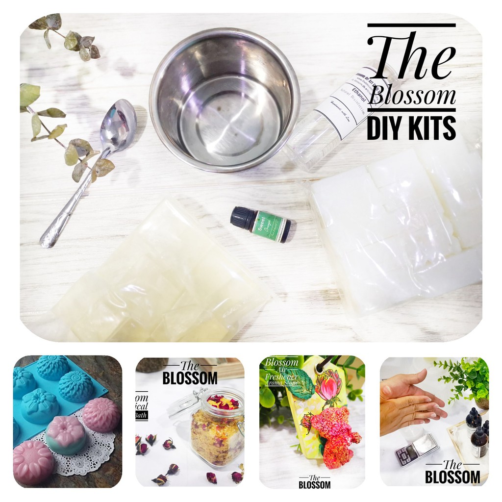 Melt And Pour DIY Soap Kit (Sunflowers)- Completed Set & Full Recipe ...