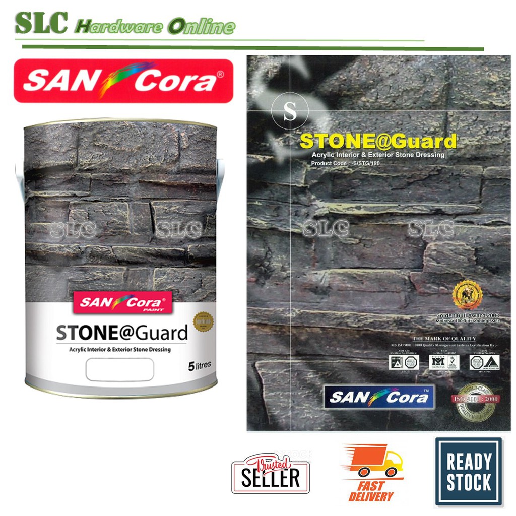 [5Liters] Tiles & Stone Varnish SANcora Stone@Guard Acrylic Stone ...