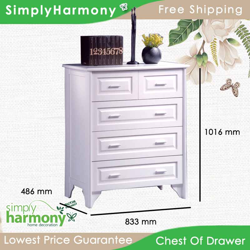 SHSB Chest Of Drawer / Almari Laci / Almari Baju Berlaci | Shopee Malaysia