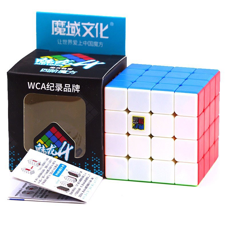 Rubik 4x4 Borderless Rubik's Cube 4x4x4 Layers Smooth Rotation Solid ...