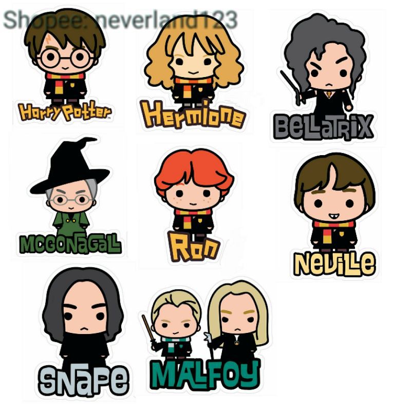 Harry Potter Sticker with Name for Journal ( Part 1) | Shopee Malaysia