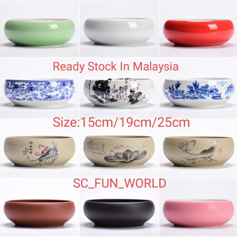 ⭐Pasu Seramik/Ceramic Pot/陶瓷花盆/Pasu Kaktus/仙人掌花盆/Pasu Sukulen/Cactus ...