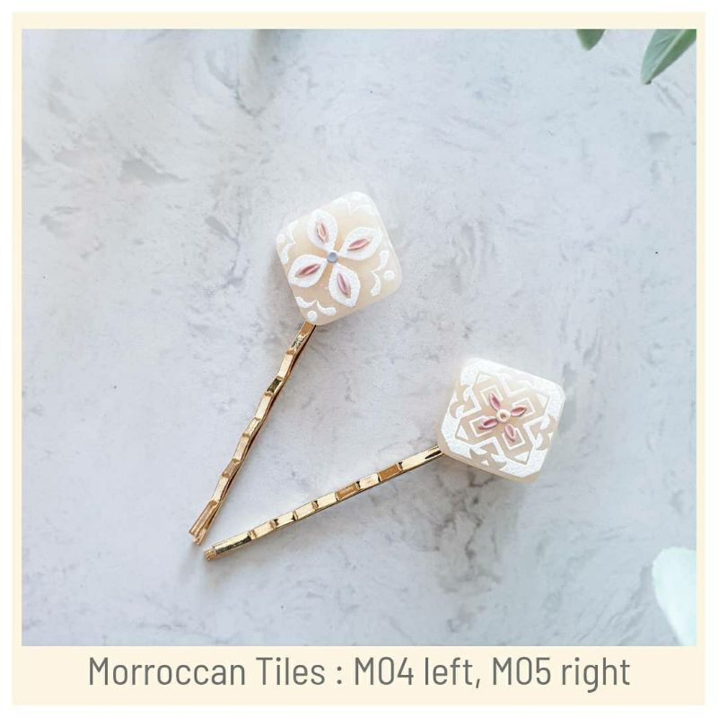 Morroccan Tiles Hair Pins | Shopee Malaysia
