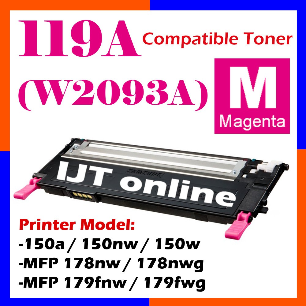 Compatible Toner 119A W2090A W2091A W2092A W2093A For HP Color Laser ...
