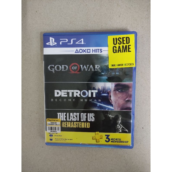 [FREE Delivery] PS4 GOD OF WAR / DETROIT BECOME HUMAN CHI/ENG USED ...